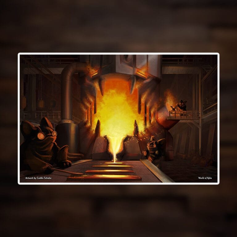 Kramog’s Furnace – Poster – World of Kylia